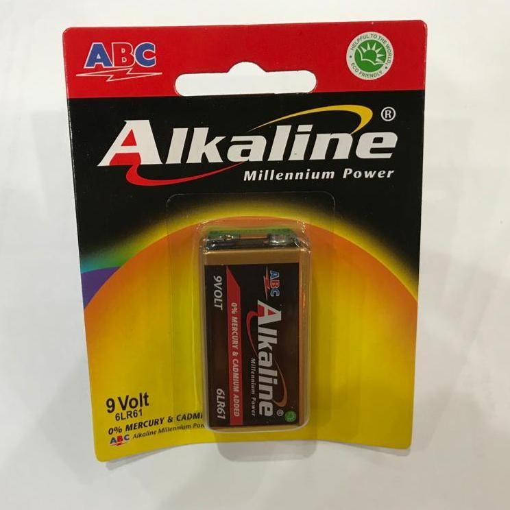 Jual Original Abc Alkaline Battery 9V / Baterai 9V Kotak / Baterai Mic ...
