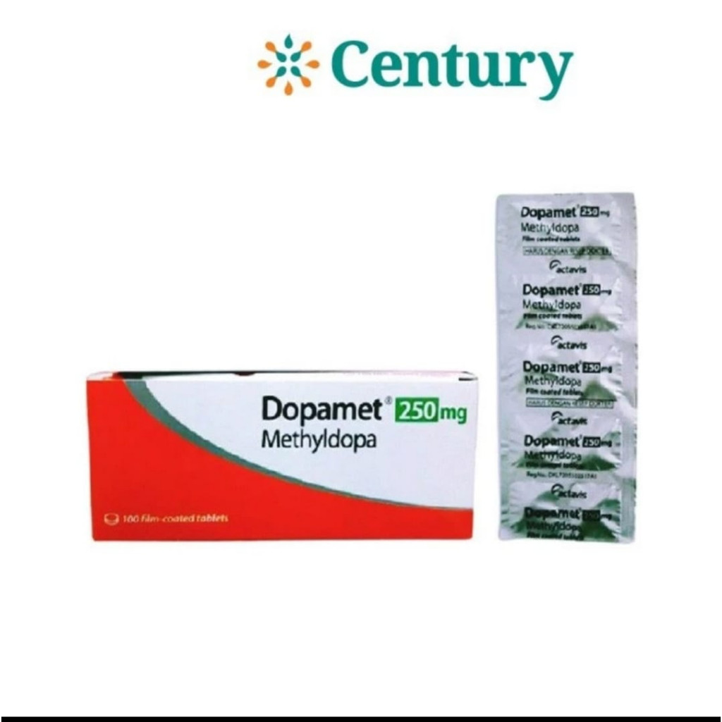 Jual DOPAMET 250MG 10 TABLET / METILDOPA / HIPERTENSI | Shopee Indonesia