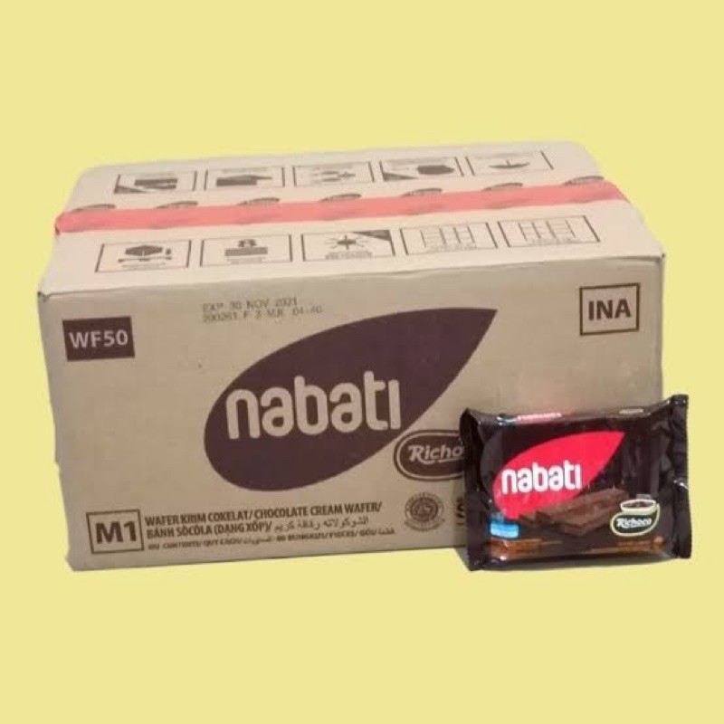 Jual Nabati wafer satu dus isi 60pcs murah | Shopee Indonesia