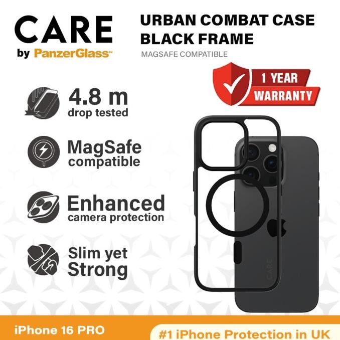 Jual Care By Panzerglass Magsafe Case Iphone 16 / Iphone 16 Pro / Pro Max Flagship Case ...