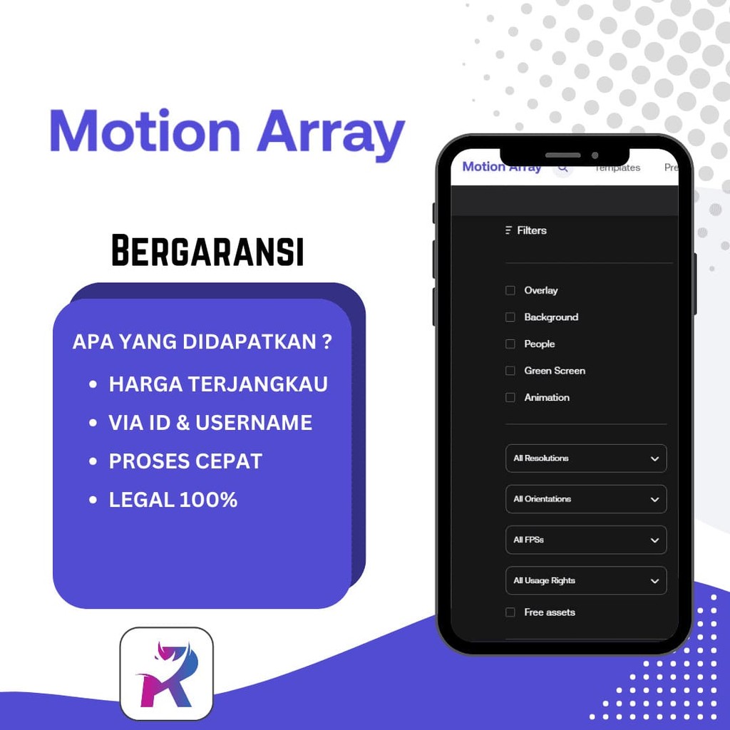 Jual Akun Motion Array Premium 1 Tahun Murah Bergaransi - The All-in ...