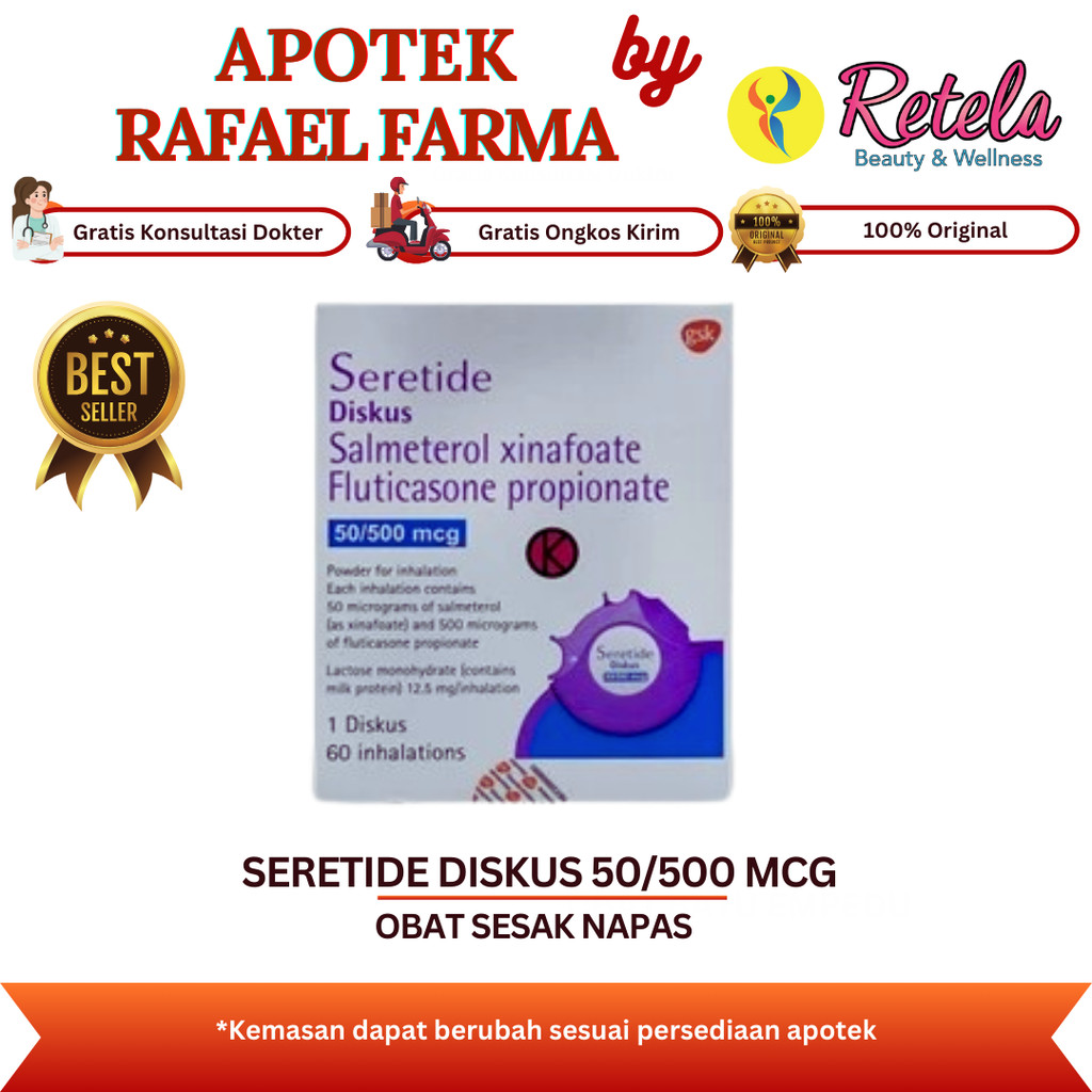 Jual SERETIDE DISKUS 50/500 MCG ORIGINAL | Shopee Indonesia