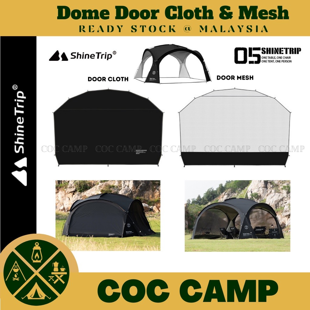 Jual Shinetrip ST-05 Dome Shelter Terpal Pintu Kain Pintu Jaring Jaring ...