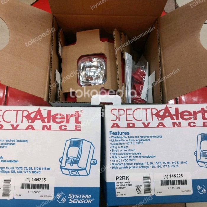 Jual Barang Terlaris System Sensor P2RK Outdoor Horn strobe Wall ...