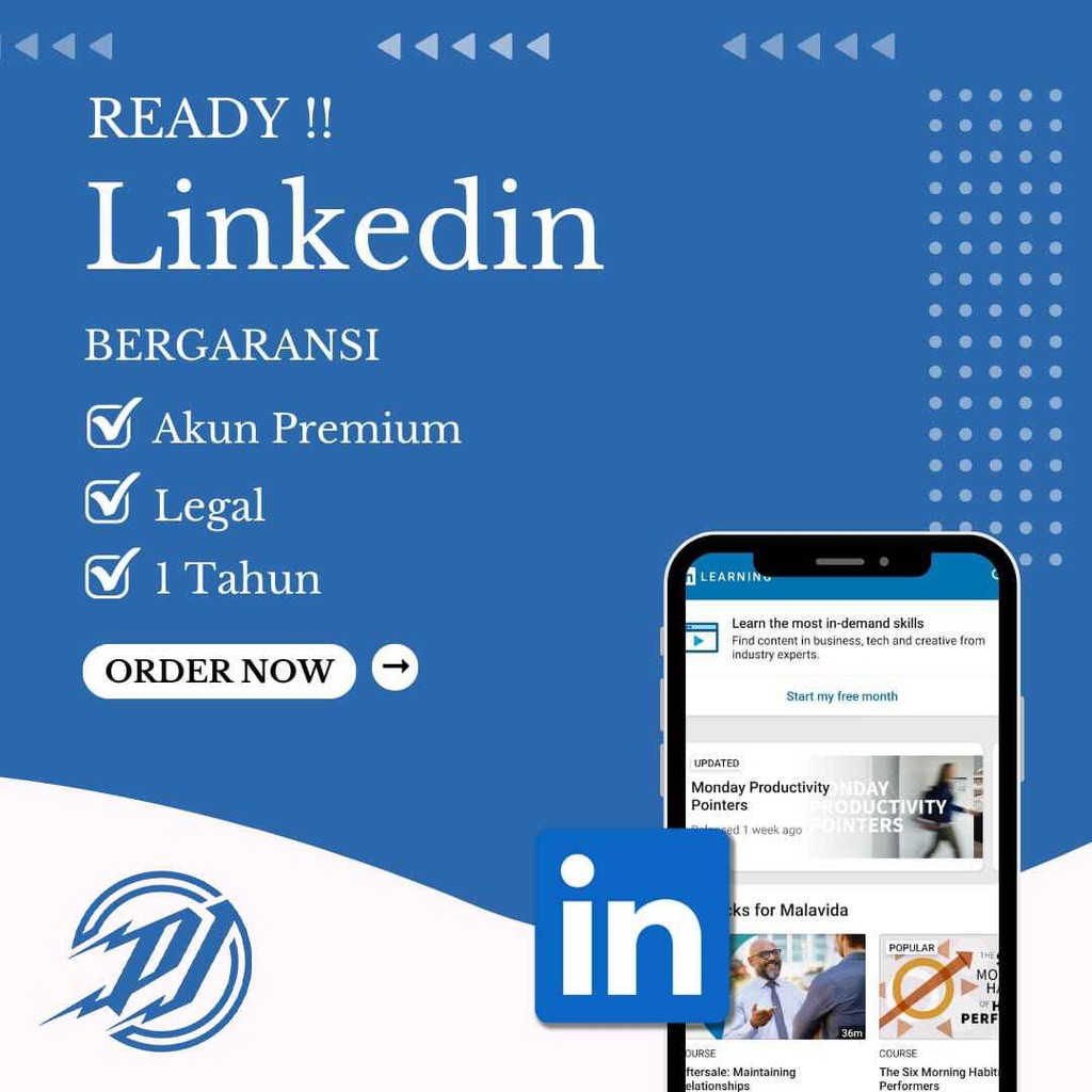 Jual Linkedin Learning Premium 1 Tahun Murah Garansi Full (Toko Buka 24 Jam) | Shopee Indonesia