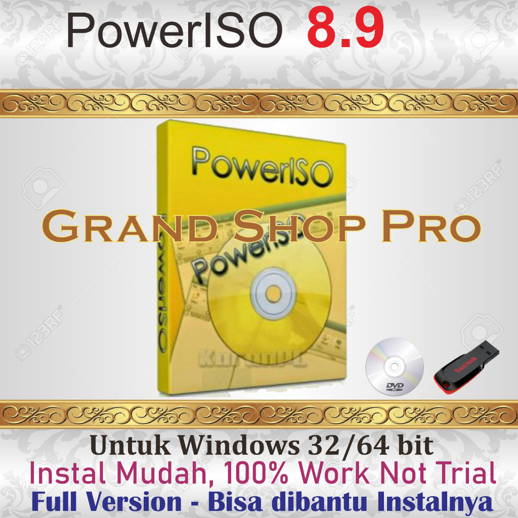 Jual PowerISO (Full Version, Not Trial) | Shopee Indonesia