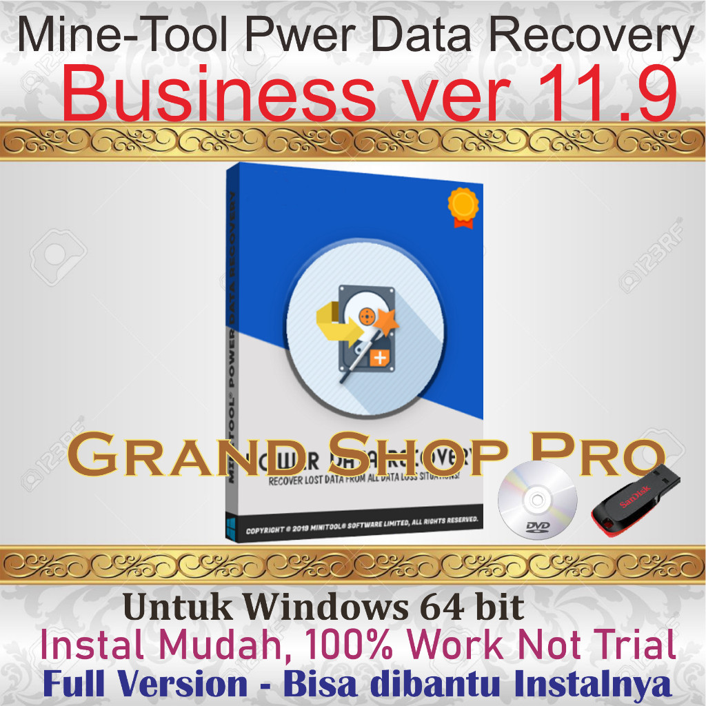 Jual MiniTool Power Data Recovery (Full Version, Not Trial) | Shopee ...