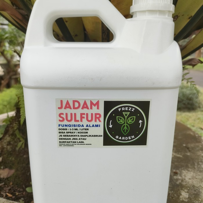 Jual JADAM SULFUR FUNGISIDA ALAMI FULL MINERAL KEMASAN 5 LITER | Shopee ...