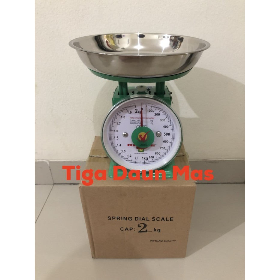 Jual newgan!! Timbangan Renhe Kapasitas 2 Kg / Timbangan Manual Kualitas Vietnam 2kg | Shopee ...
