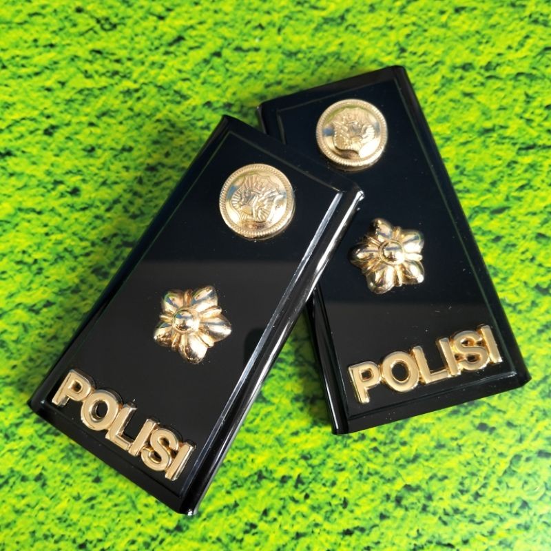 Jual PANGKAT PDH POLISI KOMPOL, AKBP, KOMBES FULL AKRILIK HITAM LUXURY ...