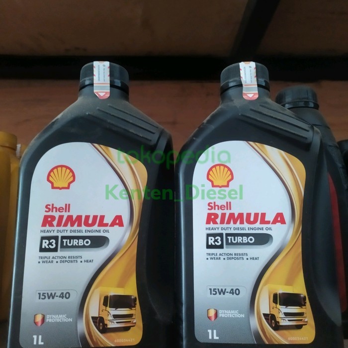 Jual monggo] Shell RIMULA R3 TURBO 15W 40 1 LITER PELUMAS MESIN DIESEL ...