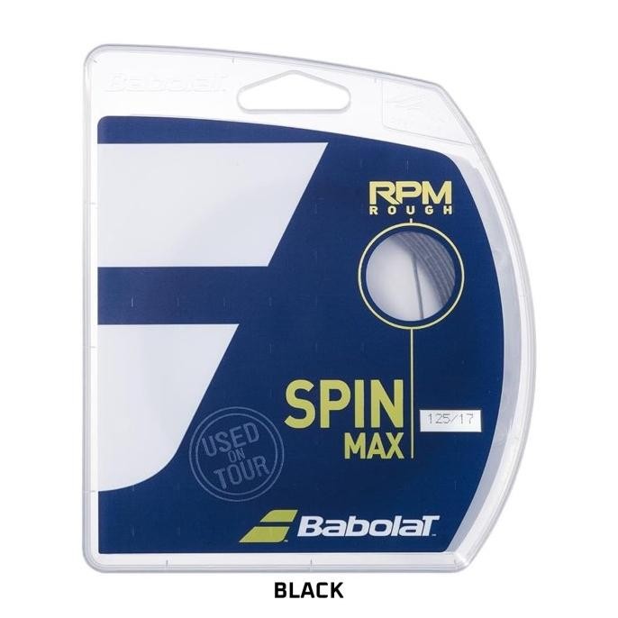 Jual New Senar Tenis Tennis Babolat Rpm Rough Spin Max 17 125 Mm ...