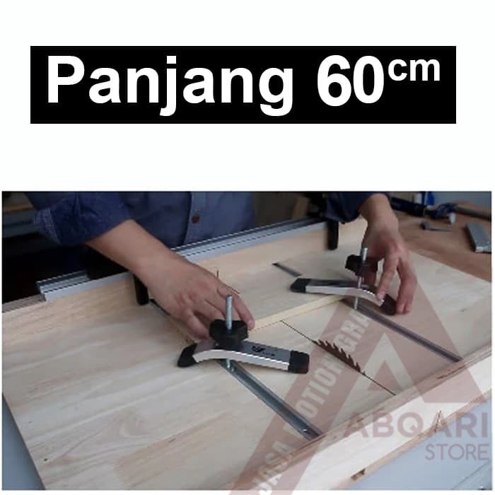 Jual Termurah Miter T Slot / T Track Table Saw Runner / Table Saw Fence ...