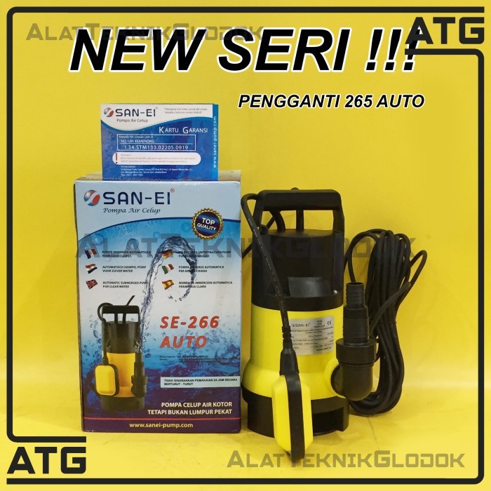 Jual Promo!! Pompa Celup Air Sanei 265 San-Ei Se-265 Auto Air Bersih & Air Koto | Shopee Indonesia
