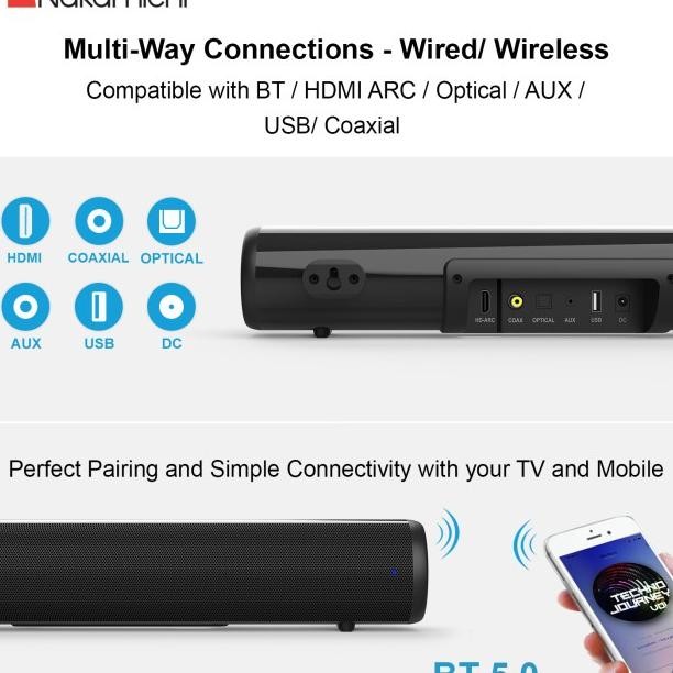 Jual Nakachi Soundstation Venus Speaker Bluetooth Amplifier Ni Soundbar ...