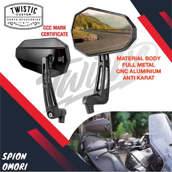 Jual Spion Omori Motor ADV XSR NMAX XMAX Vespa CBX 150 Scram 411 ...