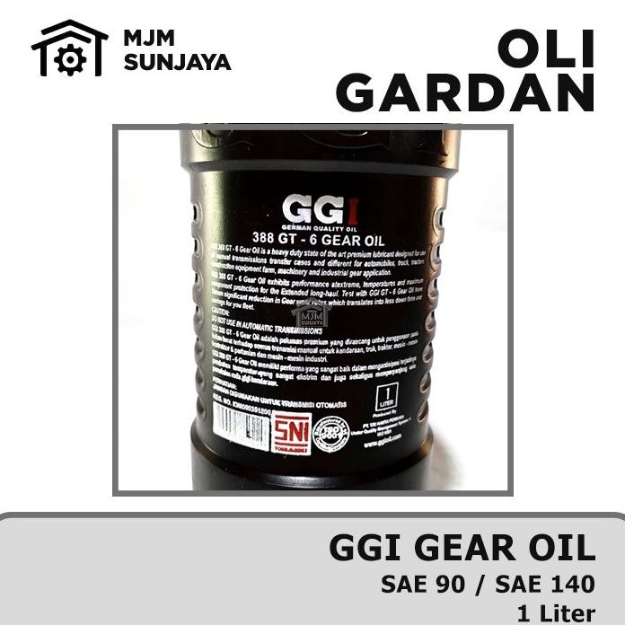 Jual GTU-712 GGI Gear Oil SAE 90 140 1Liter Oli Gardan Transmisi Manual ...