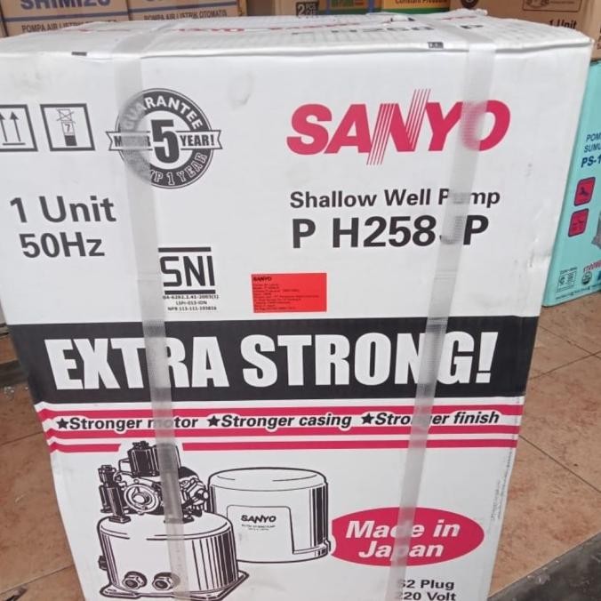 Jual Terlaris Pompa Sanyo 250Watt Ph258Jp Made In Japan | Shopee Indonesia