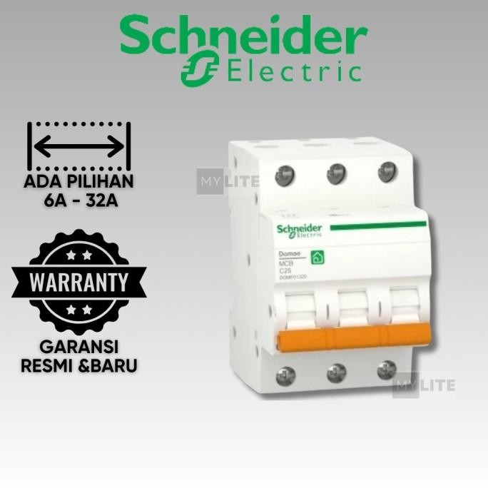 Jual Mcb schneider domae 6 ampere 10 ampere 16 ampere 20 ampere 25 ampere 32 ampere 40 ampere 50 ...