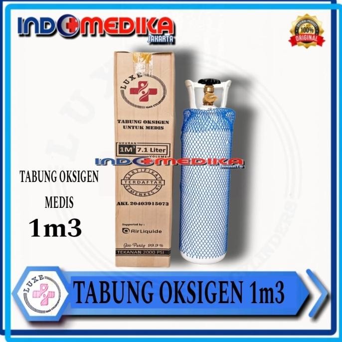 Jual tabung oksigen 1m3 isi full - Tabung Medis 1m3 - Tabung Oxygen 1 m3 | Shopee Indonesia