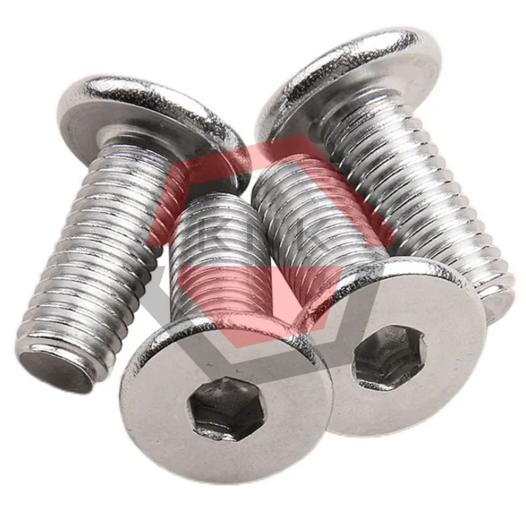 Jual BAUT L M8x25 ULTRA THIN HEAD STAINLESS STEEL | Shopee Indonesia
