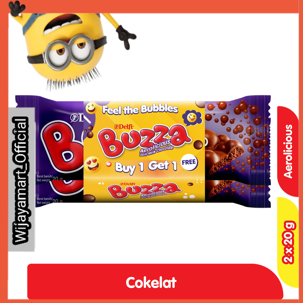 Jual Delfi Buzza Cokelat Susu Batang Aerolicious 2 x 20 g | Shopee ...