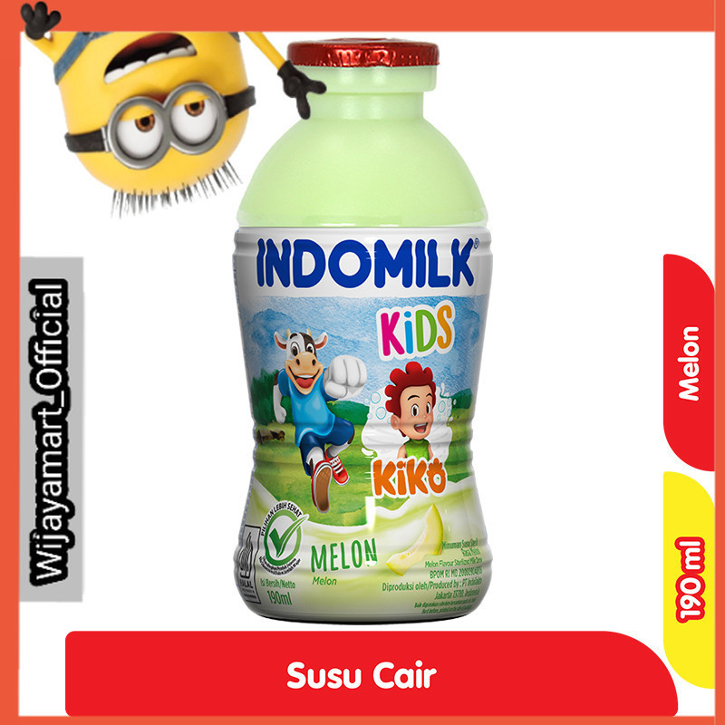 Jual Indomilk Susu Cair Rasa Melon 190 ml | Shopee Indonesia
