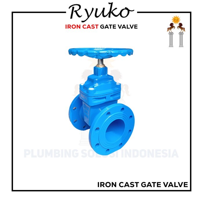 Jual GATE VALVE / STOP KRAN CAST IRON PN 16 ( NON RISING STEM) 2 INCH ...