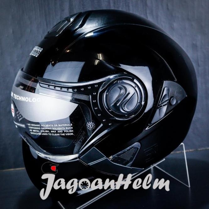Jual New Helm Studds Helm Downtown Ff Solid | Black Glossy | Modular ...