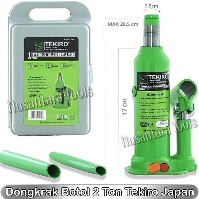 Jual dongkrak botol mobil 2/4/6/10 ton tekiro japan | Shopee Indonesia