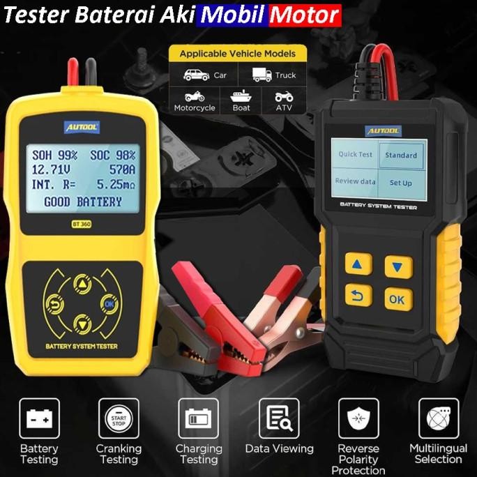 Jual Alat Test Aki Accu Digital Tester Baterai Voltmeter Analyzer ...
