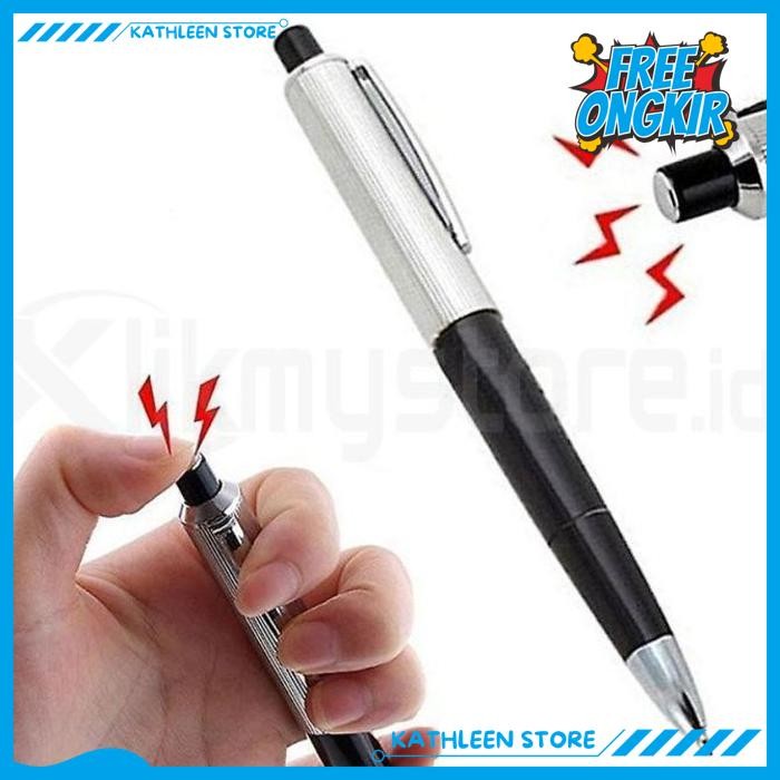 Jual ELECTRIC SHOCK PEN PULPEN SETRUM KEJUT LISTRIK MAINAN PRANK PENA ...