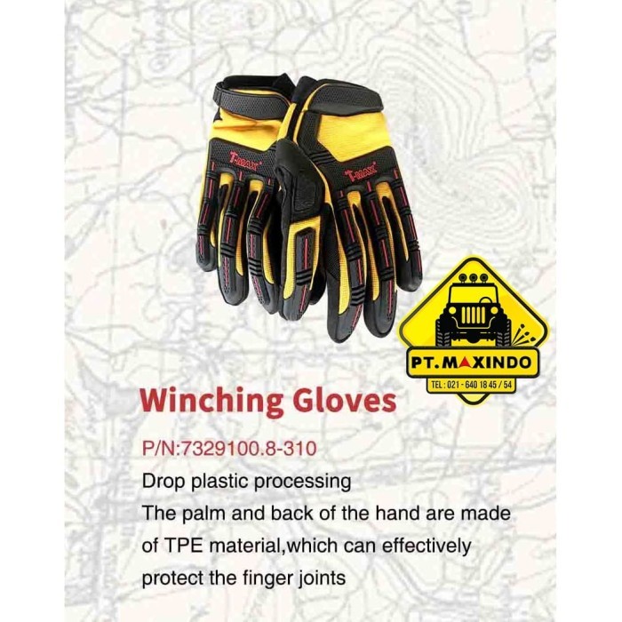 Jual T-Max Winching Gloves Sarung Tangan Offroad Winch Original ...