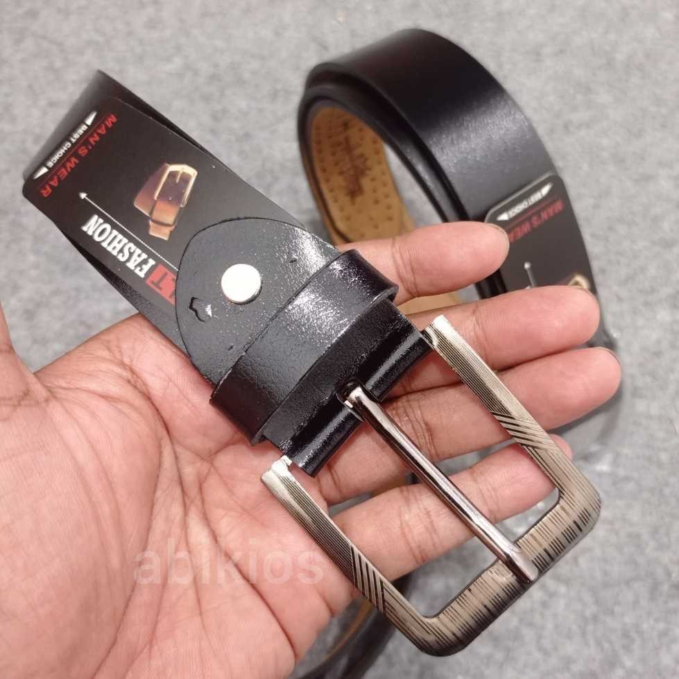 Jual sabuk gesper pria kulit simpel good ges17 hitam pria | Shopee ...
