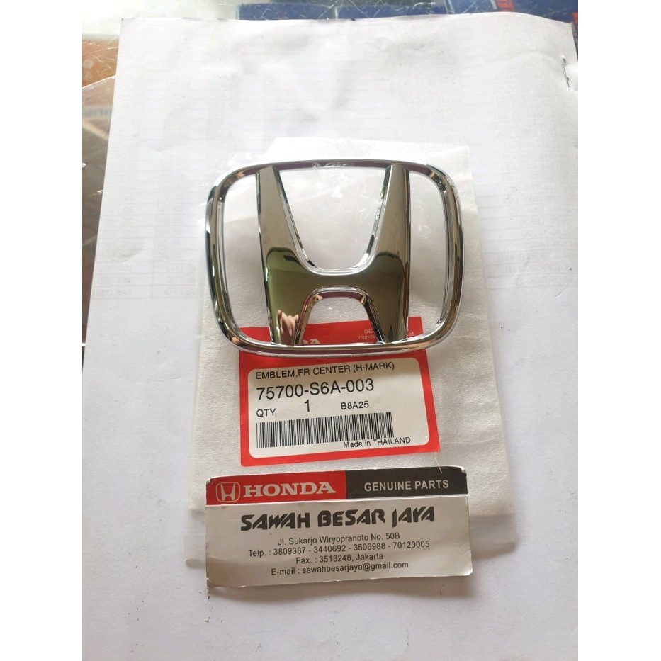 Jual Cuci Gudang Emblem Logo Lambang Huruf H Gril Grill Depan Honda ...