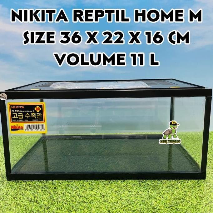 Jual AQUARIUM NIKITA SIZE LENGKAP REPTIL KURA AIR RES BEARDED DRAGON SKINK | Shopee Indonesia