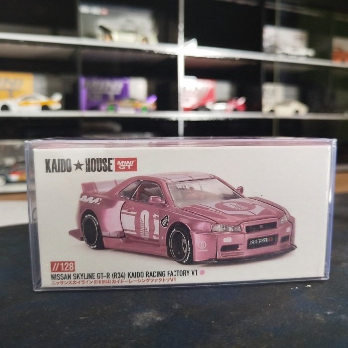 Jual KHMG128 - Kaido House GT Nissan Skyline GT-R (R34) Pink Kaido ...
