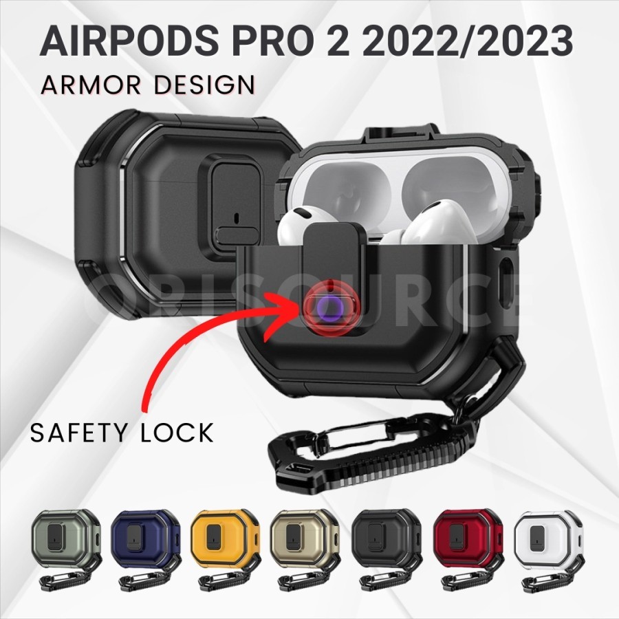 Jual Casing Airpods Pro 2 | Pro 2nd Gen | Pro2 Shockproof Armor ...