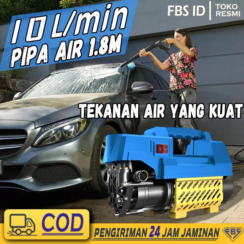 Jual Reaim 600W Alat steam cuci motor Jet Cleaner High Pressure Washer ...