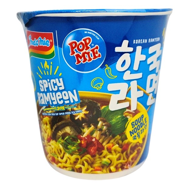 Jual S19314 INDOMIE SPICY RAMYEON SUP JAMUR PEDAS ALA KOREA MIE CUP 71GR MAJU BERSAMA (20250907 ...