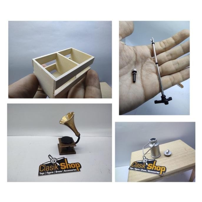 Jual Miniatur Wadah Susu Sapi, Alat Musik Piringan Hitam, MIc Karaoke ...