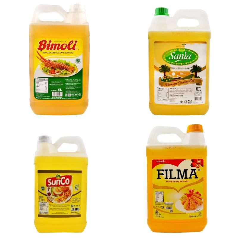 Jual Minyak Goreng Jerigen 5 Liter/ Bimoli 5 Liter/ Sunco 5 Liter ...