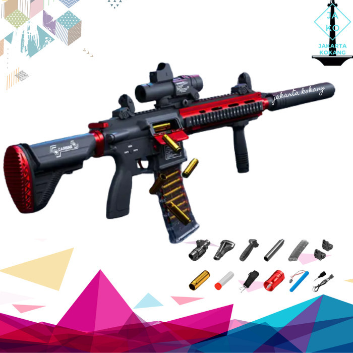 Jual Dart Blaster Nerf Shell Ejecting Msr M416 Xm1014 | Shopee Indonesia