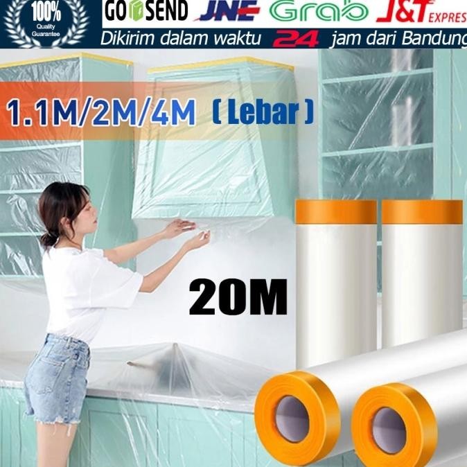Jual Produk Ready 20M Plastik Penutup Furniture Anti Debu Ranjang Sofa Plastik Furniture ...
