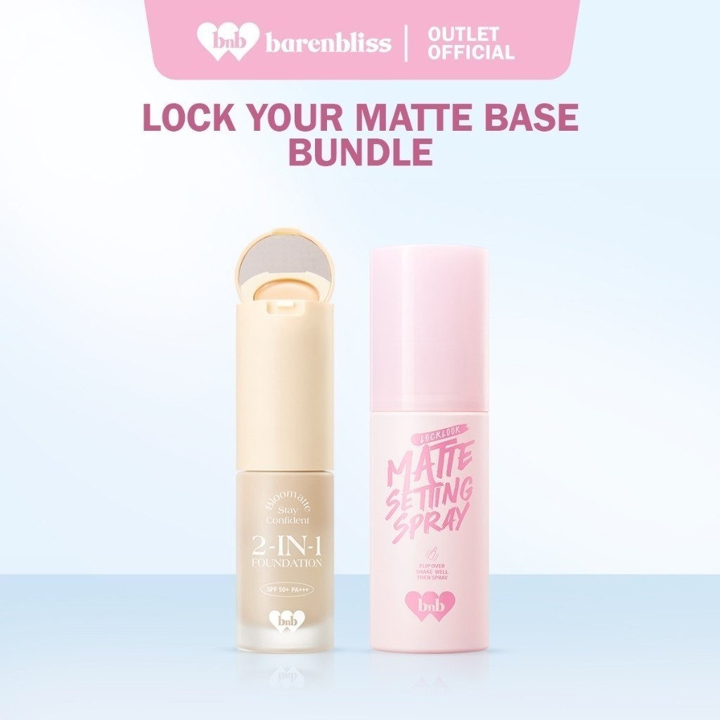 Jual BNB barenbliss Lock Your Matte Base Set (Setting Spray Matte 50ml ...