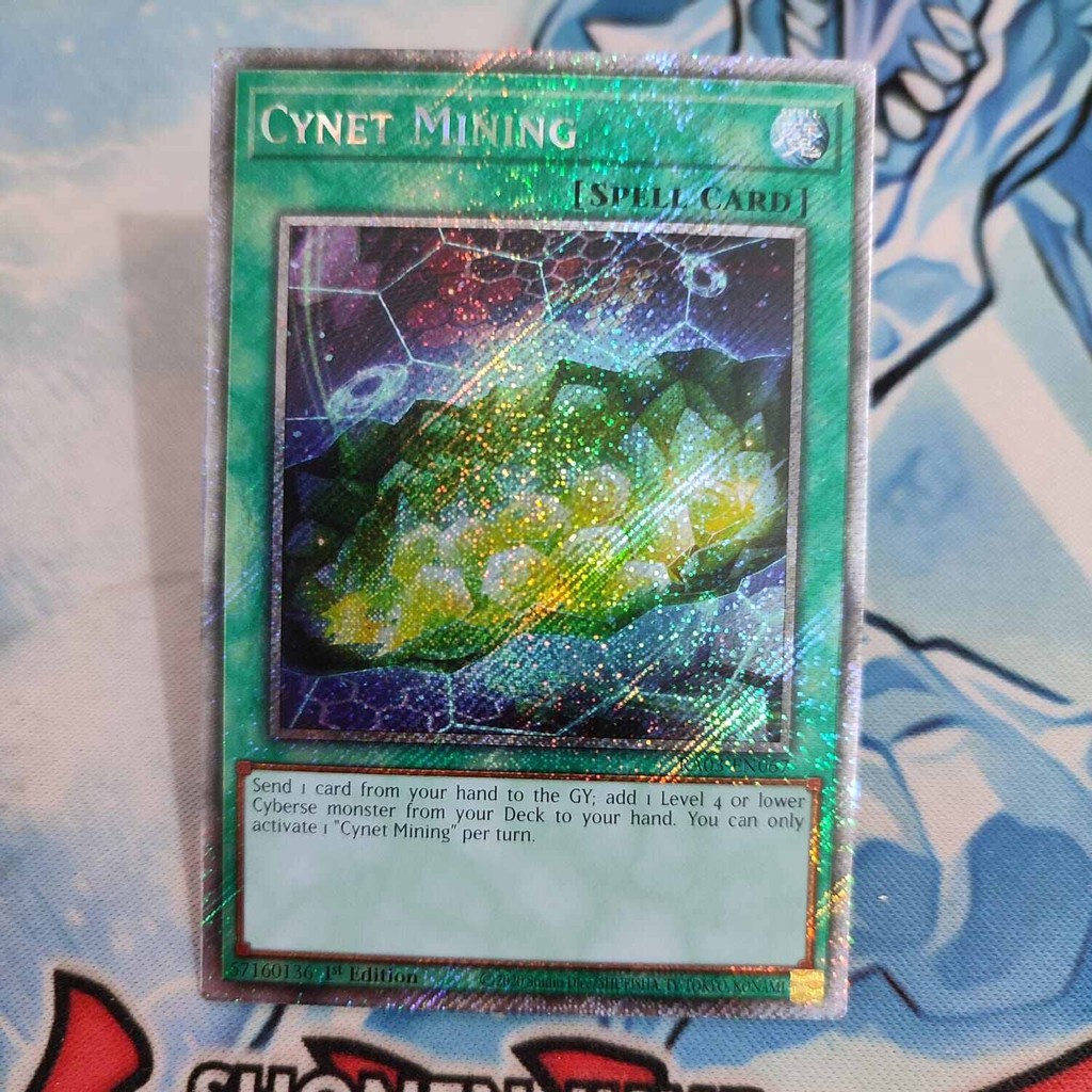 Jual yugioh cynet mining RA03 platinum secret rare original | Shopee ...