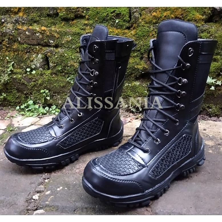 Jual Sepatu Polisi Pdl Pdh Satpam Satpol Pp Safety Karet Pria Tni/Polri ...