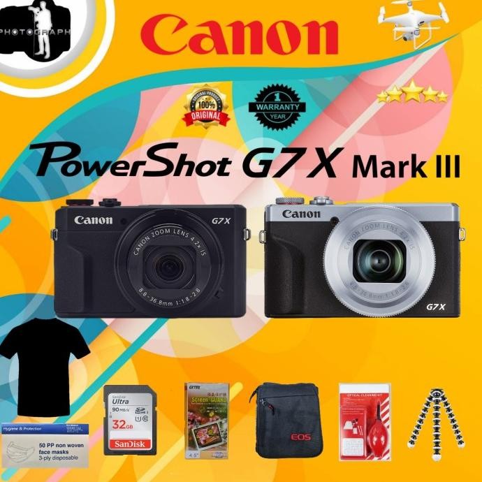 Jual Canon Powershot G7X Mark Iii / Camera Canon G7X Iii Original | Shopee Indonesia