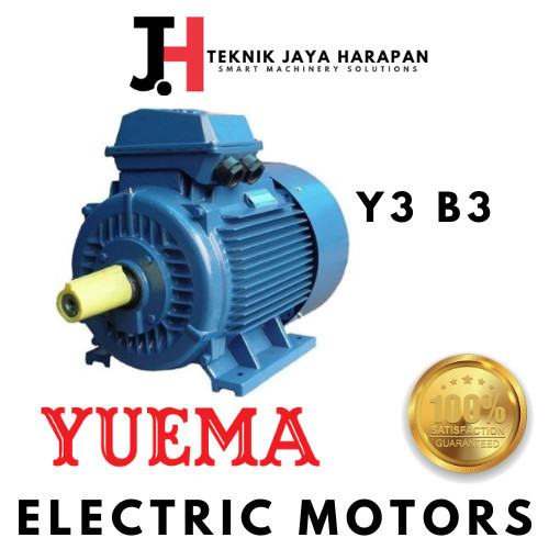 Jual DINAMO ELECTRIC MOTOR YUEMA Y3 2P 7,5KW 10HP 3PHASE 380V B3 | Shopee Indonesia