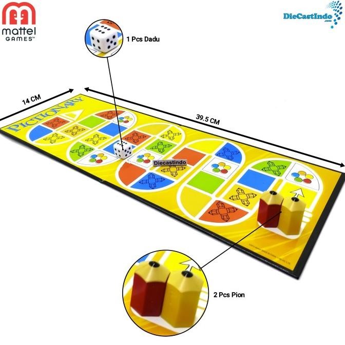 Jual Mainan Anak - Permainan Papan Board Game Pictionary Orignial ...